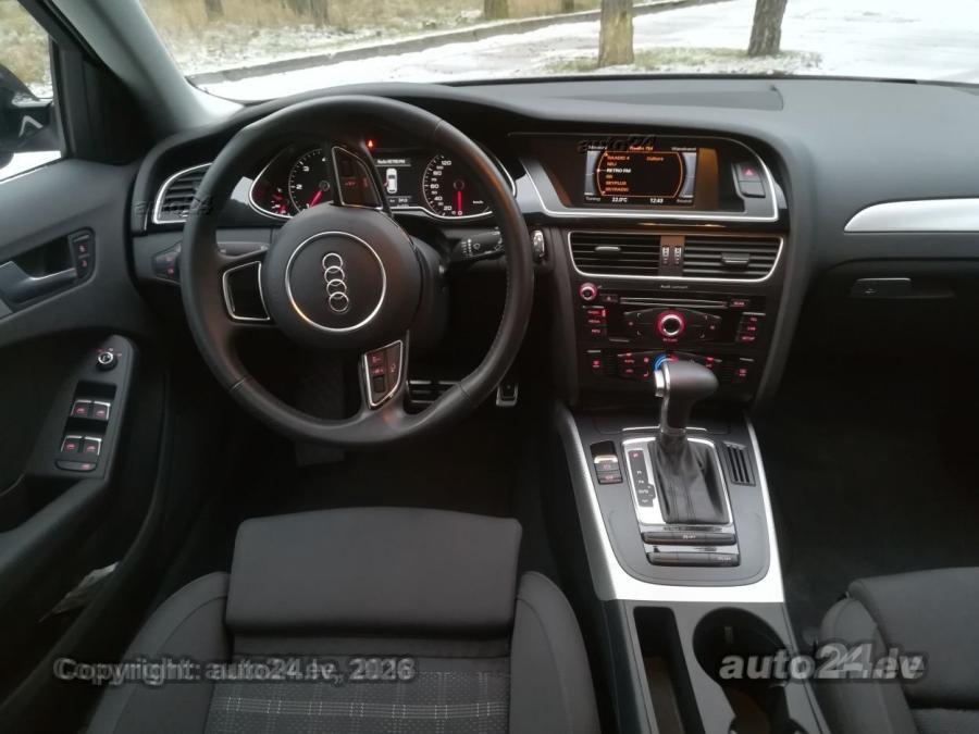Black Audi A4 2015 in Tallinn, with an engine capacity of 2.00 L and mileage of 174 thousand km for 13500 €, photo 6 on AUTOMOTO.COM.LV