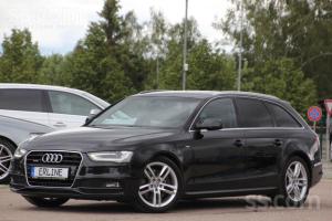 Black Audi A4 2015 in Tukums, with an engine capacity of 3.00 L and mileage of 303 thousand km for 10990 €, photo  on AUTOMOTO.COM.LV