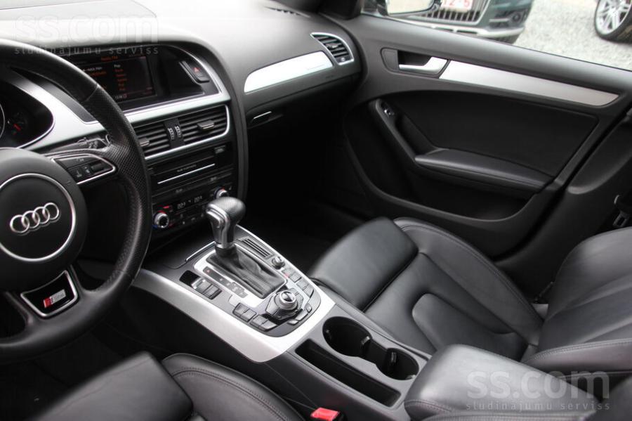 Melns Audi A4 2015 Tukums, ar dzinēja tilpumu 3.00 L un nobraukumu 303 tūkst. km par 10990 €, foto 8 vietnē AUTOMOTO.COM.LV