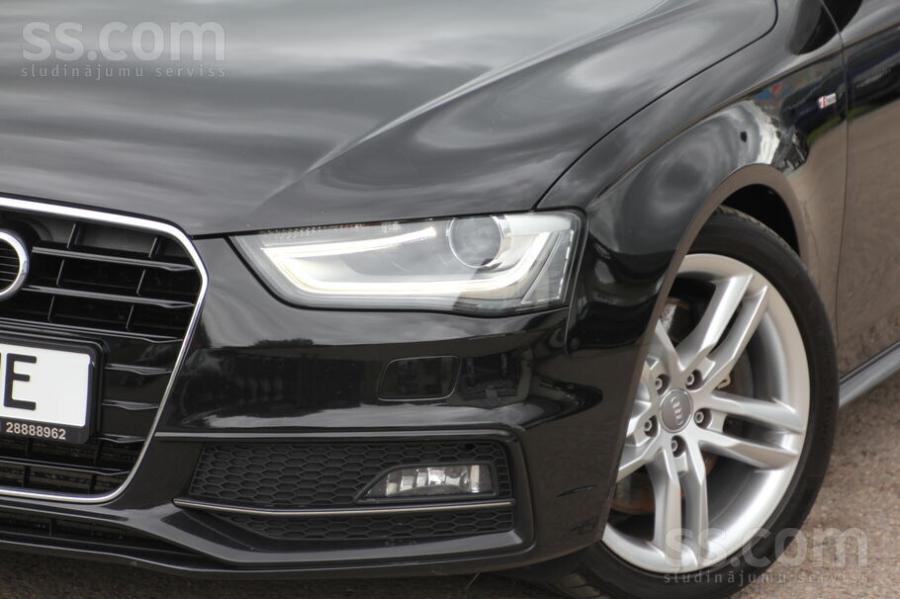 Melns Audi A4 2015 Tukums, ar dzinēja tilpumu 3.00 L un nobraukumu 303 tūkst. km par 10990 €, foto 13 vietnē AUTOMOTO.COM.LV