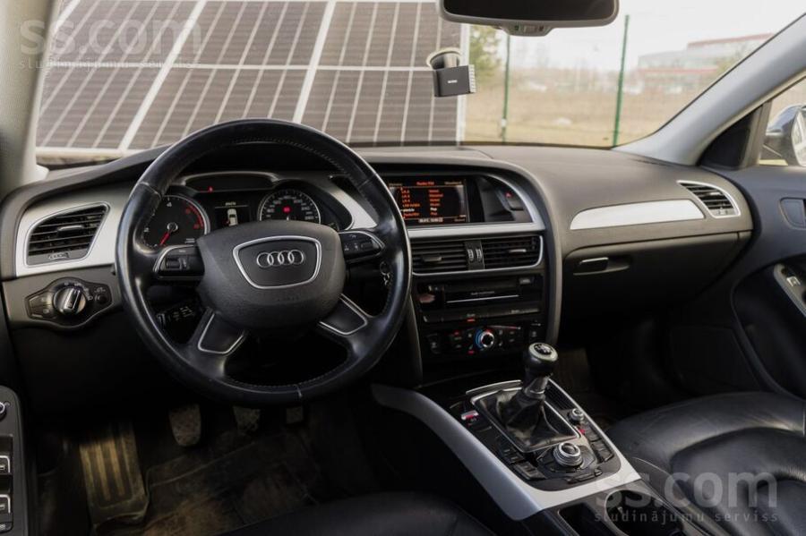 Black Audi A4 2015 in Riga, with an engine capacity of 2.00 L and mileage of 223 thousand km for 8500 €, photo 10 on AUTOMOTO.COM.LV