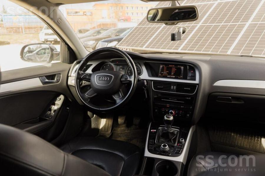 Black Audi A4 2015 in Riga, with an engine capacity of 2.00 L and mileage of 223 thousand km for 8500 €, photo 12 on AUTOMOTO.COM.LV