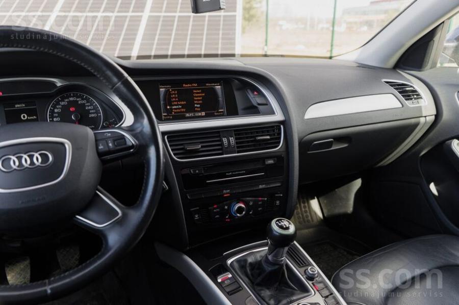 Black Audi A4 2015 in Riga, with an engine capacity of 2.00 L and mileage of 223 thousand km for 8500 €, photo 14 on AUTOMOTO.COM.LV