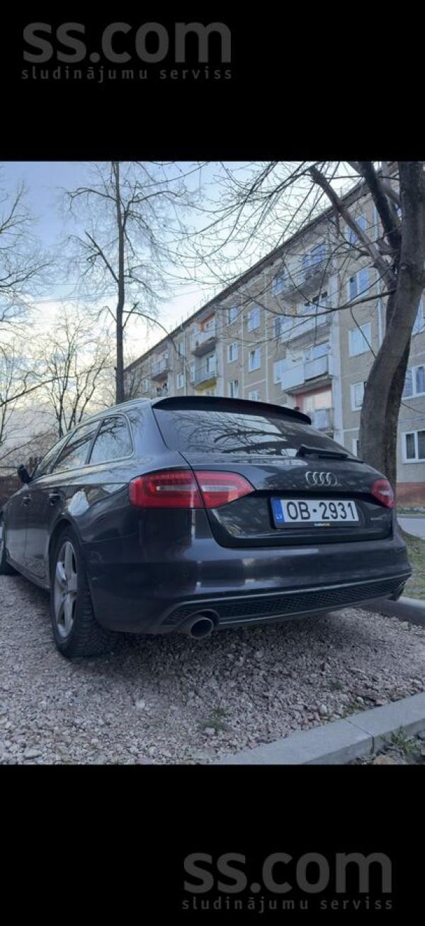 Black Audi A4 2015 in Riga, with an engine capacity of 3.00 L and mileage of 282 thousand km for 11700 €, photo 3 on AUTOMOTO.COM.LV