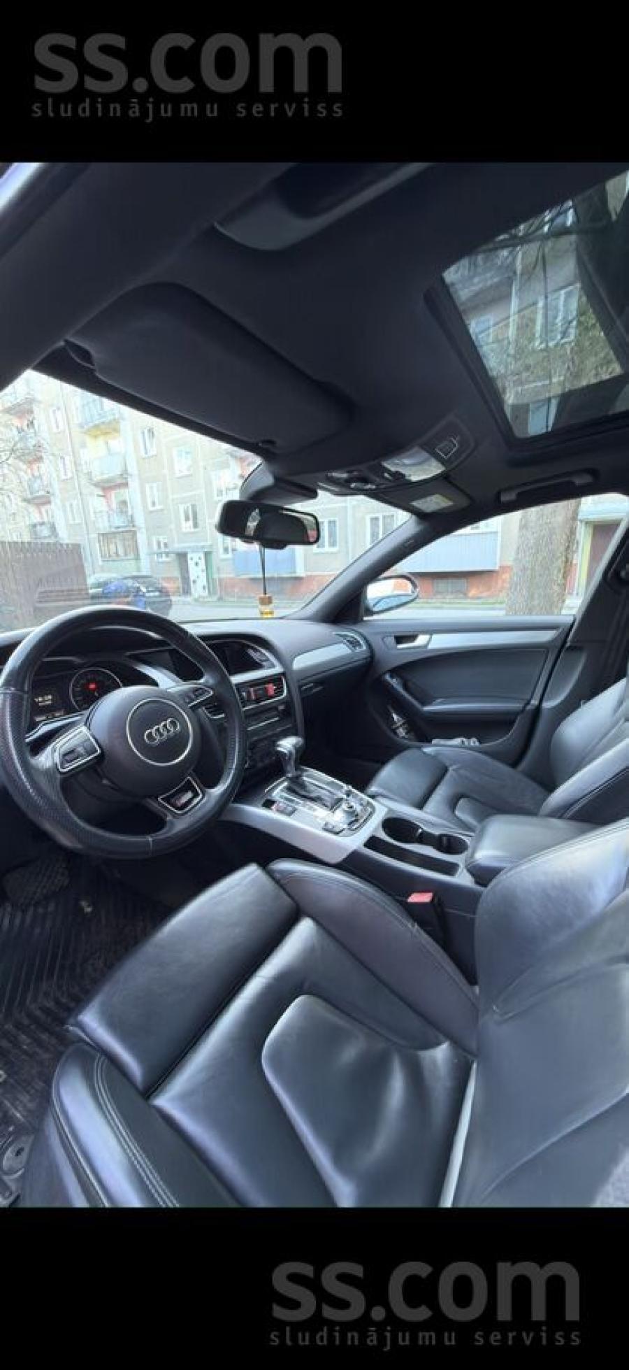 Черный Ауди А4 2015 в Рига, объемом двигателя 3.00 л и пробегом 282 тыс. км за 11700 €, фото 6 на AUTOMOTO.COM.LV