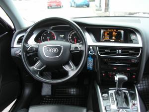 Black Audi A4 2015 in Riga, with an engine capacity of 2.00 L and mileage of 224 thousand km for 10950 €, photo 15 on AUTOMOTO.COM.LV