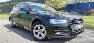 Black Audi A4 2015 in Riga, with an engine capacity of 2.00 L and mileage of 200 thousand km for 9950 €, photo  on AUTOMOTO.COM.LV