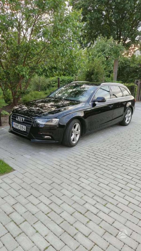 Black Audi A4 2015 in Radviliskis, with an engine capacity of 2.00 L and mileage of 188 thousand km for 9150 €, photo 1 on AUTOMOTO.COM.LV