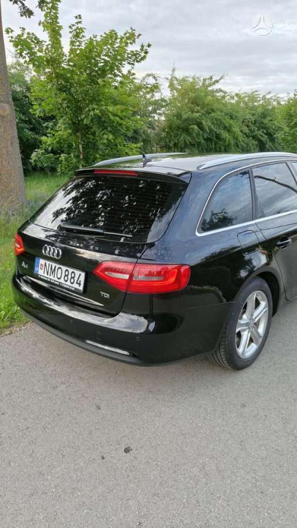 Black Audi A4 2015 in Radviliskis, with an engine capacity of 2.00 L and mileage of 188 thousand km for 9150 €, photo 7 on AUTOMOTO.COM.LV