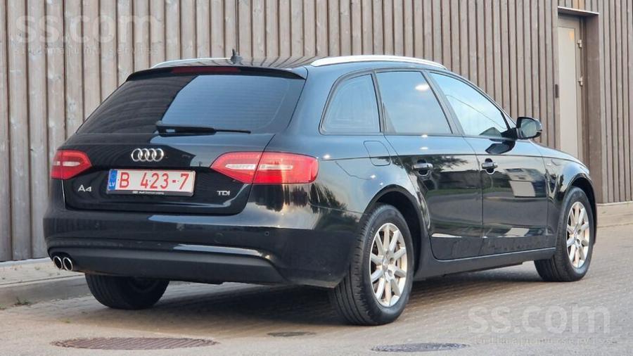 Black Audi A4 2015 in Jelgava, with an engine capacity of 2.00 L and mileage of 244 thousand km for 7450 €, photo 9 on AUTOMOTO.COM.LV