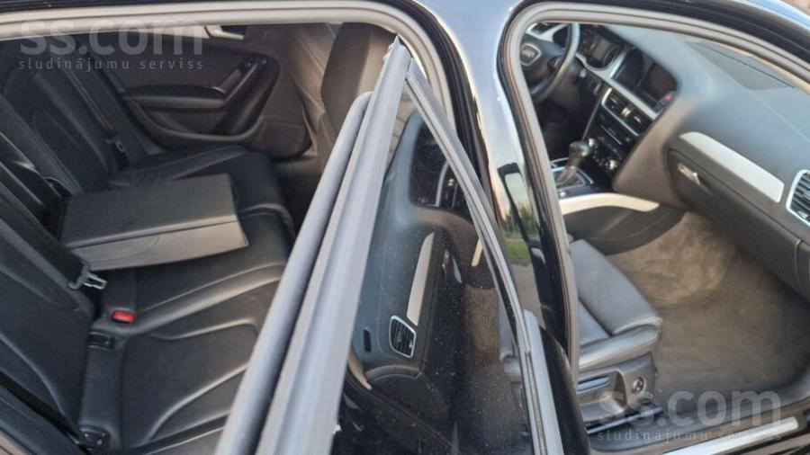 Black Audi A4 2015 in Jelgava, with an engine capacity of 2.00 L and mileage of 244 thousand km for 7450 €, photo 15 on AUTOMOTO.COM.LV