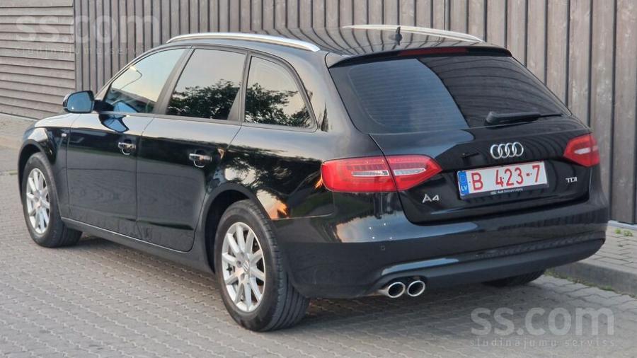 Black Audi A4 2015 in Jelgava, with an engine capacity of 2.00 L and mileage of 244 thousand km for 7450 €, photo 25 on AUTOMOTO.COM.LV