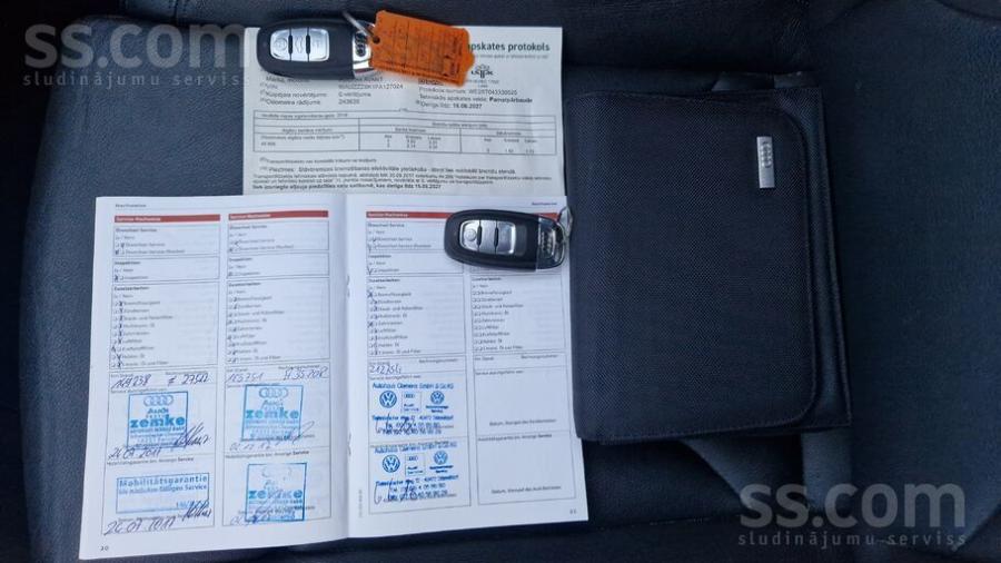 Black Audi A4 2015 in Jelgava, with an engine capacity of 2.00 L and mileage of 244 thousand km for 7450 €, photo 33 on AUTOMOTO.COM.LV