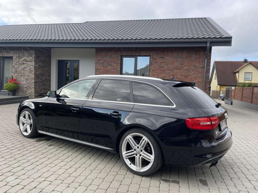 Black Audi A4 2015 in Telschi, with an engine capacity of 1.97 L and mileage of 349 thousand km for 8999 €, photo 14 on AUTOMOTO.COM.LV