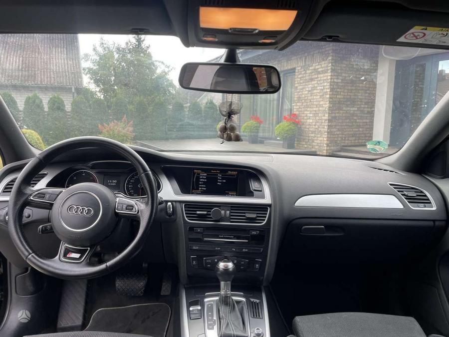 Black Audi A4 2015 in Telschi, with an engine capacity of 1.97 L and mileage of 349 thousand km for 8999 €, photo 18 on AUTOMOTO.COM.LV