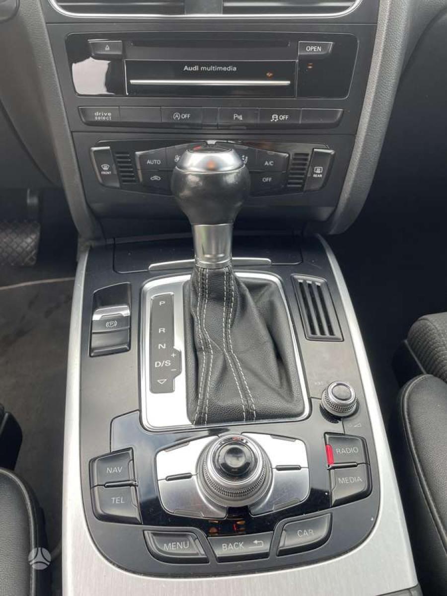 Black Audi A4 2015 in Telschi, with an engine capacity of 1.97 L and mileage of 349 thousand km for 8999 €, photo 19 on AUTOMOTO.COM.LV