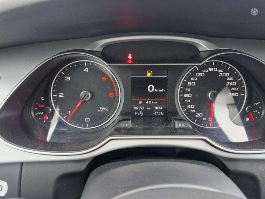 Black Audi A4 2015 in Kaunas, with an engine capacity of 2.00 L and mileage of 282 thousand km for 7450 €, photo 15 on AUTOMOTO.COM.LV
