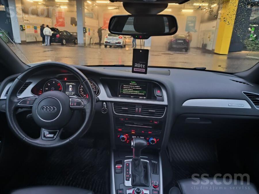 Black Audi A4 2015 in Riga, with an engine capacity of 3.00 L and mileage of 282 thousand km for 10700 €, photo 17 on AUTOMOTO.COM.LV