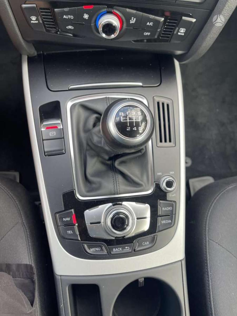 Black Audi A4 2015 in Kaunas, with an engine capacity of 1.97 L and mileage of 278 thousand km for 6950 €, photo 24 on AUTOMOTO.COM.LV