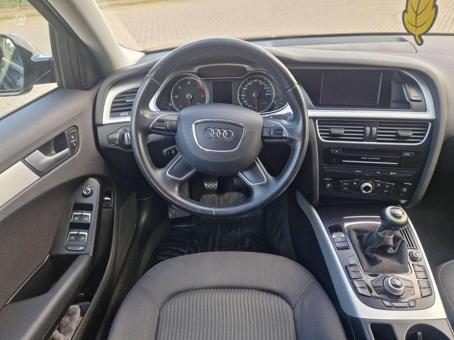 Black Audi A4 2015 in Marijampole, with an engine capacity of 1.97 L and mileage of 234 thousand km for 7149 €, photo 12 on AUTOMOTO.COM.LV