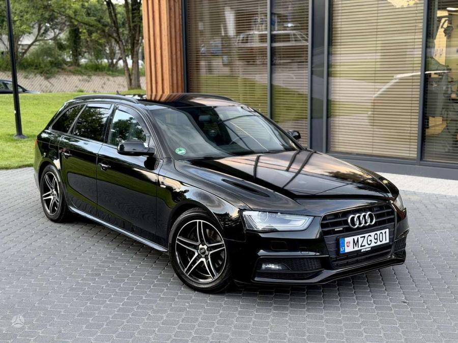 Black Audi A4 2015 in Vilnius, with an engine capacity of 2.00 L and mileage of 292 thousand km for 7900 €, photo 1 on AUTOMOTO.COM.LV