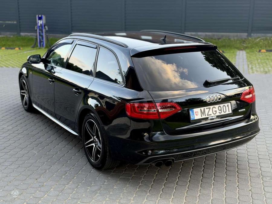 Black Audi A4 2015 in Vilnius, with an engine capacity of 2.00 L and mileage of 292 thousand km for 7900 €, photo 5 on AUTOMOTO.COM.LV