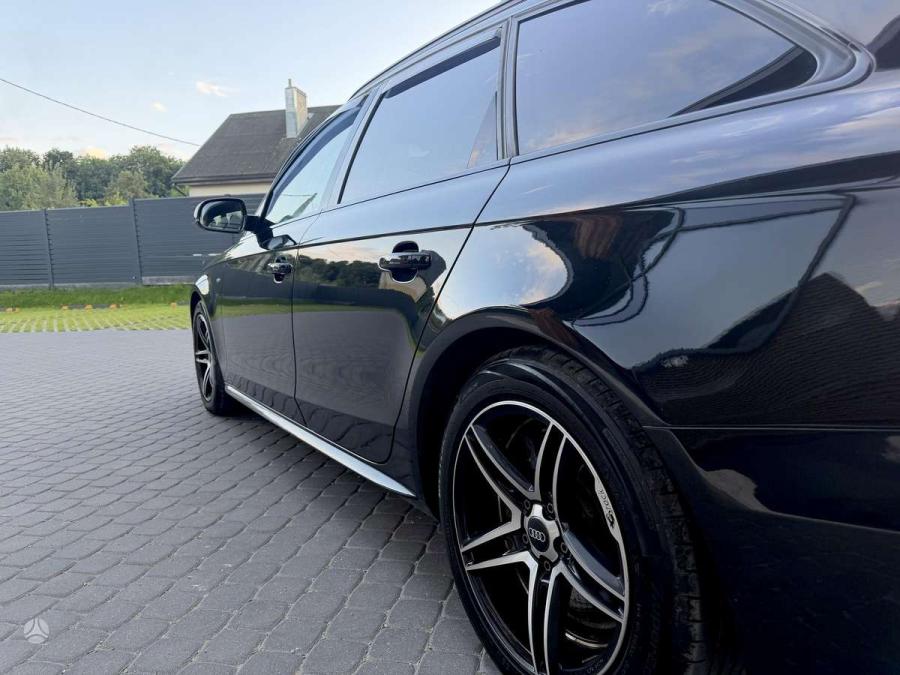 Black Audi A4 2015 in Vilnius, with an engine capacity of 2.00 L and mileage of 292 thousand km for 7900 €, photo 8 on AUTOMOTO.COM.LV