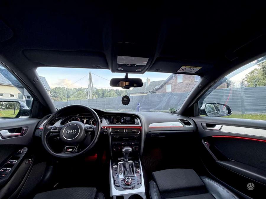 Black Audi A4 2015 in Vilnius, with an engine capacity of 2.00 L and mileage of 292 thousand km for 7900 €, photo 16 on AUTOMOTO.COM.LV