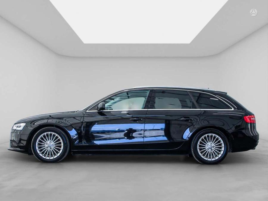 Melns Audi A4 2015 Kauņa, ar dzinēja tilpumu 2.00 L un nobraukumu 300 tūkst. km par 8890 €, foto 4 vietnē AUTOMOTO.COM.LV