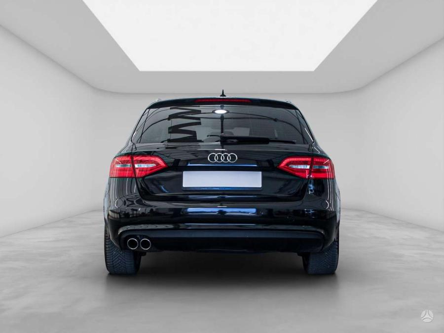 Melns Audi A4 2015 Kauņa, ar dzinēja tilpumu 2.00 L un nobraukumu 300 tūkst. km par 8890 €, foto 6 vietnē AUTOMOTO.COM.LV