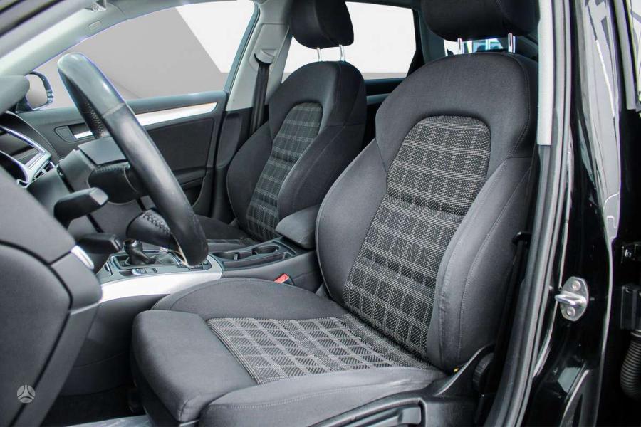 Melns Audi A4 2015 Kauņa, ar dzinēja tilpumu 2.00 L un nobraukumu 300 tūkst. km par 8890 €, foto 10 vietnē AUTOMOTO.COM.LV