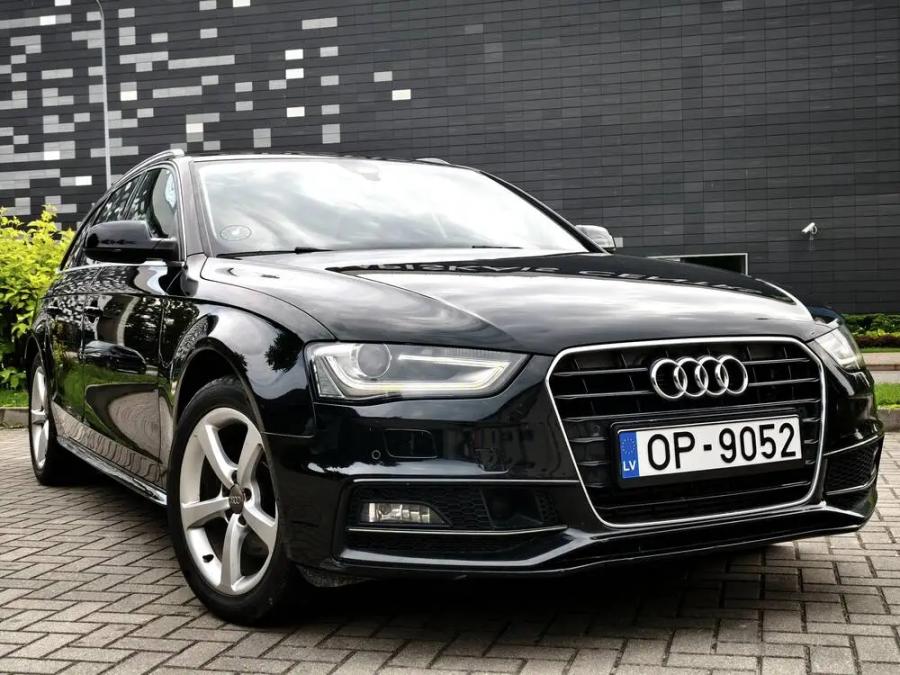 Black Audi A4 2015 in Jelgava, with an engine capacity of 1.80 L and mileage of 190 thousand km for 8990 €, photo 3 on AUTOMOTO.COM.LV