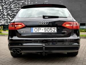 Black Audi A4 2015 in Jelgava, with an engine capacity of 1.80 L and mileage of 190 thousand km for 8990 €, photo 7 on AUTOMOTO.COM.LV