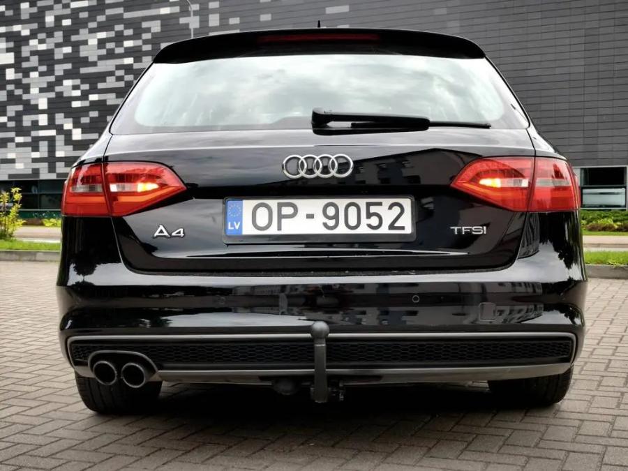 Black Audi A4 2015 in Jelgava, with an engine capacity of 1.80 L and mileage of 190 thousand km for 8990 €, photo 7 on AUTOMOTO.COM.LV