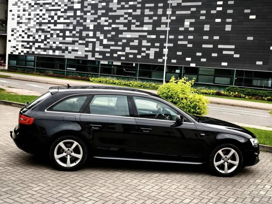 Black Audi A4 2015 in Jelgava, with an engine capacity of 1.80 L and mileage of 190 thousand km for 8990 €, photo 9 on AUTOMOTO.COM.LV