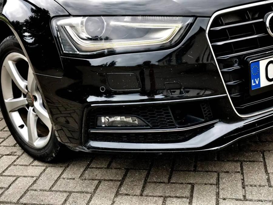 Black Audi A4 2015 in Jelgava, with an engine capacity of 1.80 L and mileage of 190 thousand km for 8990 €, photo 32 on AUTOMOTO.COM.LV