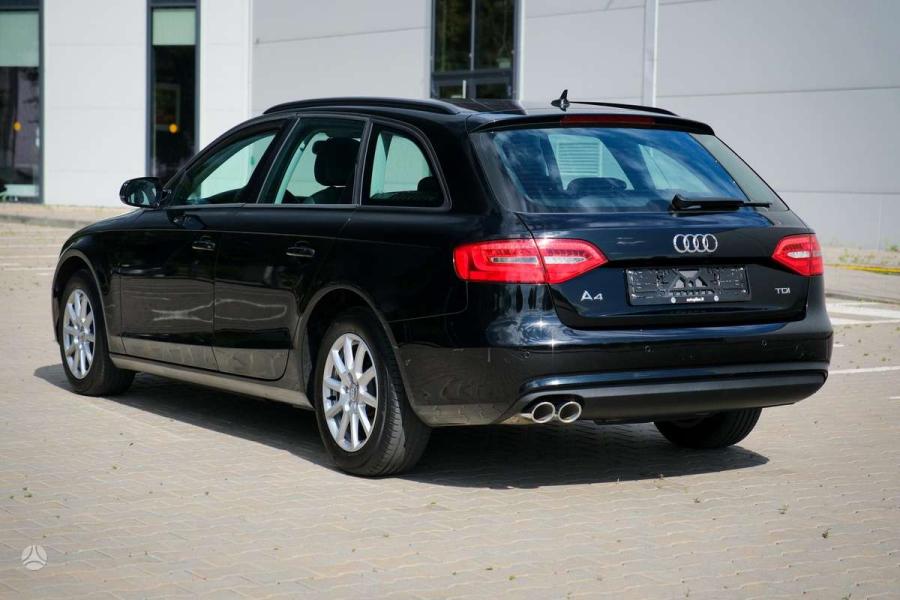 Black Audi A4 2015 in Kaunas, with an engine capacity of 1.97 L and mileage of 255 thousand km for 7850 €, photo 6 on AUTOMOTO.COM.LV