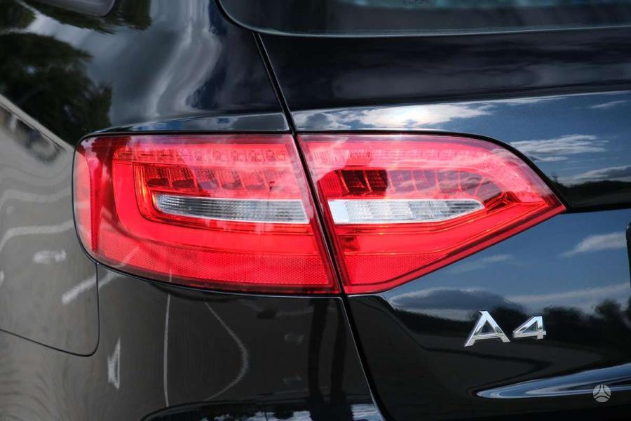 Black Audi A4 2015 in Kaunas, with an engine capacity of 1.97 L and mileage of 255 thousand km for 7850 €, photo 16 on AUTOMOTO.COM.LV