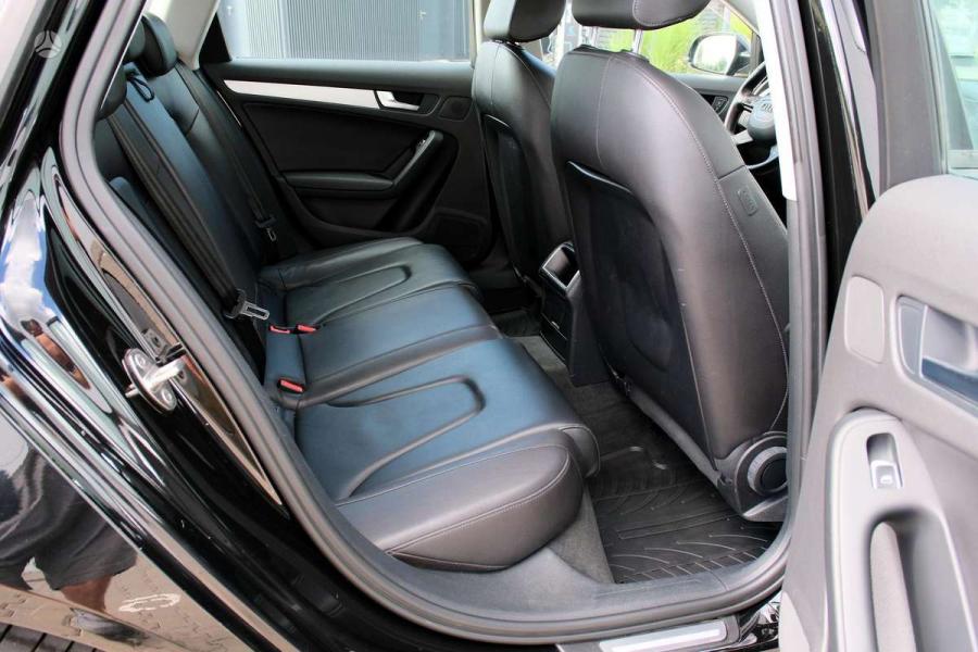 Black Audi A4 2015 in Kaunas, with an engine capacity of 1.97 L and mileage of 255 thousand km for 7850 €, photo 20 on AUTOMOTO.COM.LV