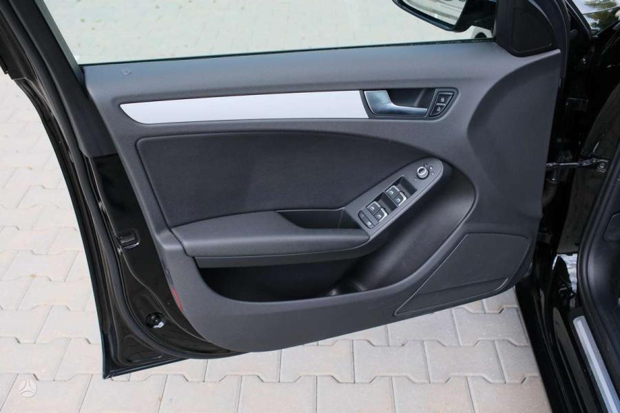 Black Audi A4 2015 in Kaunas, with an engine capacity of 1.97 L and mileage of 255 thousand km for 7850 €, photo 21 on AUTOMOTO.COM.LV