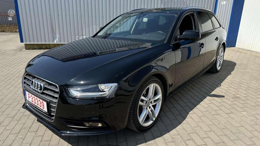 Black Audi A4 2015 in Marijampole, with an engine capacity of 1.97 L and mileage of 205 thousand km for 9200 €, photo 1 on AUTOMOTO.COM.LV