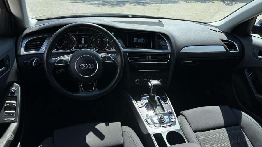 Black Audi A4 2015 in Marijampole, with an engine capacity of 1.97 L and mileage of 205 thousand km for 9200 €, photo 12 on AUTOMOTO.COM.LV