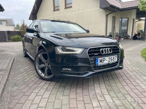 Black Audi A4 2015 in Ventspils, with an engine capacity of 3.00 L and mileage of 280 thousand km for 8500 €, photo 1 on AUTOMOTO.COM.LV