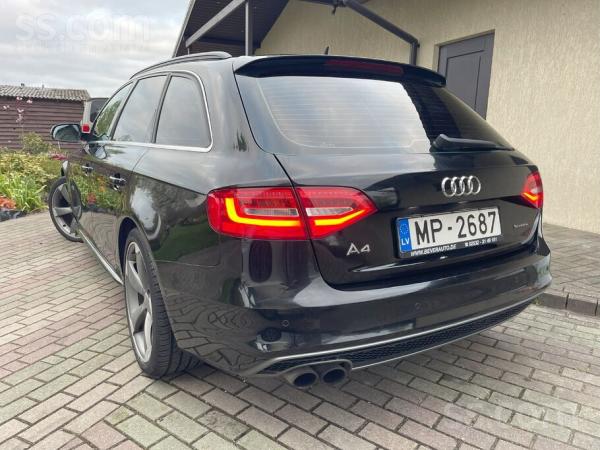 Black Audi A4 2015 in Ventspils, with an engine capacity of 3.00 L and mileage of 280 thousand km for 8500 €, photo 4 on AUTOMOTO.COM.LV