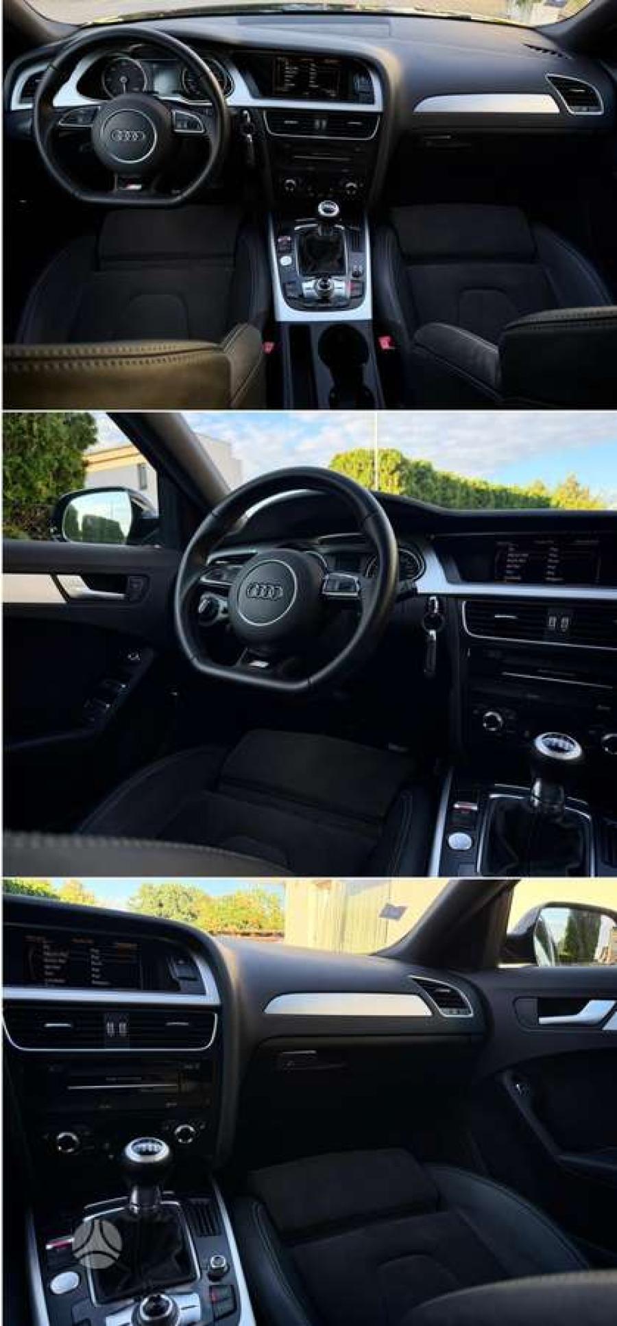 Melns Audi A4 2015 Kauņa, ar dzinēja tilpumu 1.97 L un nobraukumu 235 tūkst. km par 8700 €, foto 3 vietnē AUTOMOTO.COM.LV