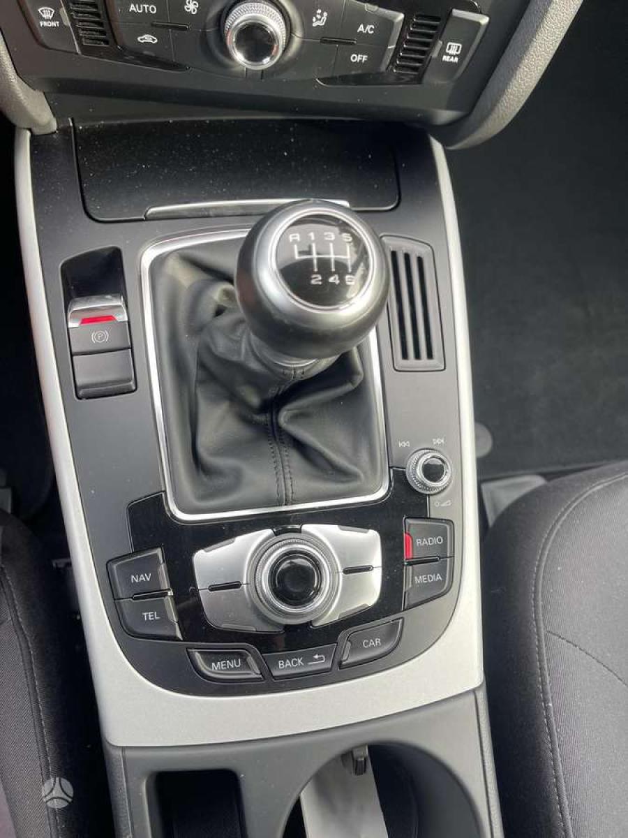 Black Audi A4 2015 in Kaunas, with an engine capacity of 1.97 L and mileage of 277 thousand km for 6650 €, photo 25 on AUTOMOTO.COM.LV