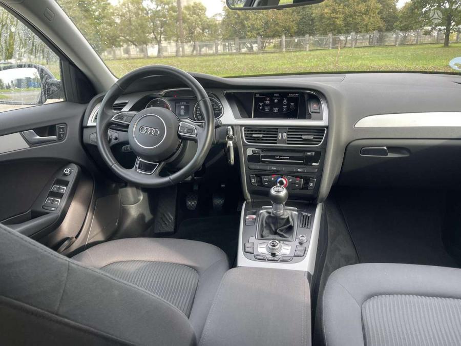 Black Audi A4 2015 in Kaunas, with an engine capacity of 1.97 L and mileage of 277 thousand km for 6650 €, photo 28 on AUTOMOTO.COM.LV