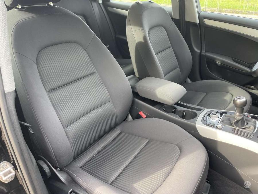 Black Audi A4 2015 in Kaunas, with an engine capacity of 1.97 L and mileage of 277 thousand km for 6650 €, photo 31 on AUTOMOTO.COM.LV
