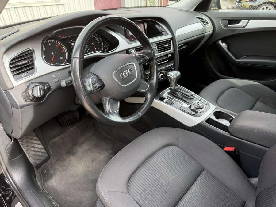 Black Audi A4 2015 in Ukmerge, with an engine capacity of 1.97 L and mileage of 280 thousand km for 6200 €, photo 9 on AUTOMOTO.COM.LV