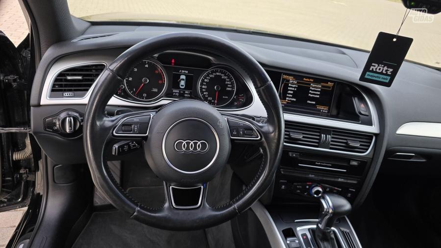 Melns Audi A4 2015 Marijampole, ar dzinēja tilpumu 3.00 L un nobraukumu 320 tūkst. km par 7450 €, foto 15 vietnē AUTOMOTO.COM.LV